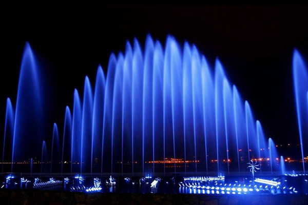 How to make very beautiful fountain with led light - WATER SHOW